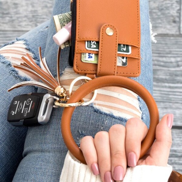 Keychain Wallet - Etsy