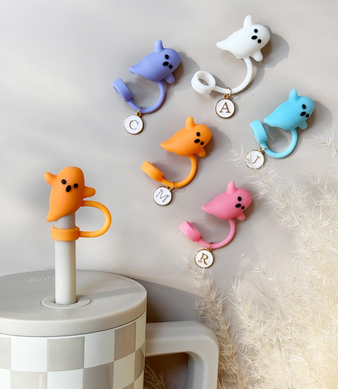 Stanley Halloween Straw Topper, Ghost Straw Topper, Straw Cap, Straw ...