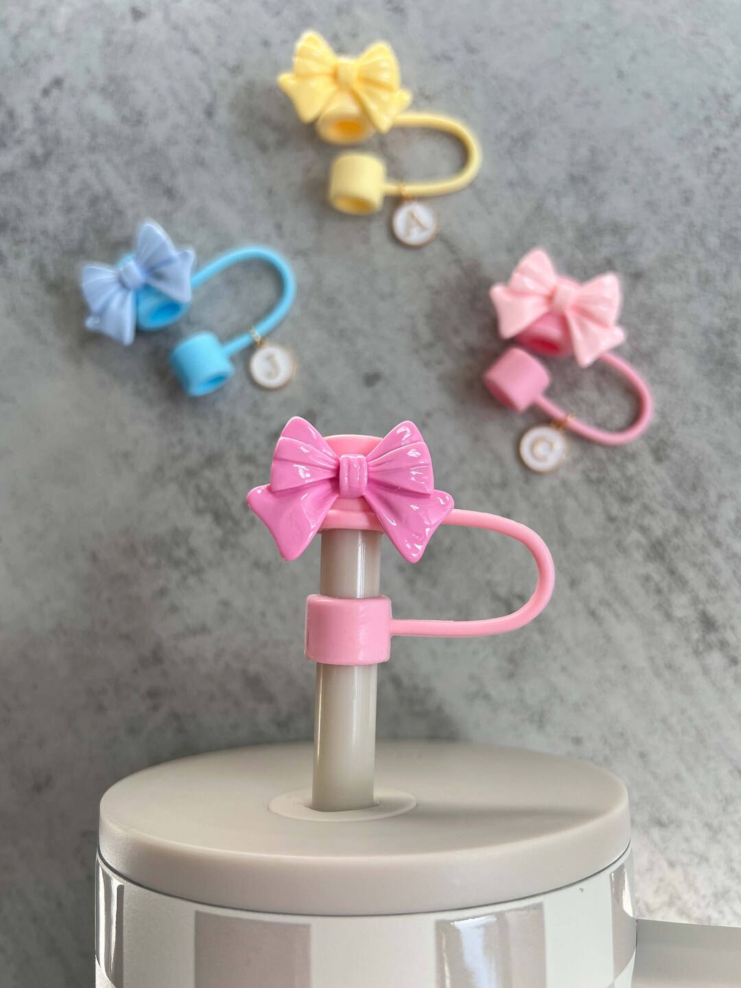 Bow Straw Topper, Stanley Straw Cap, Silicone Straw Cover 10mm BPA FREE ...