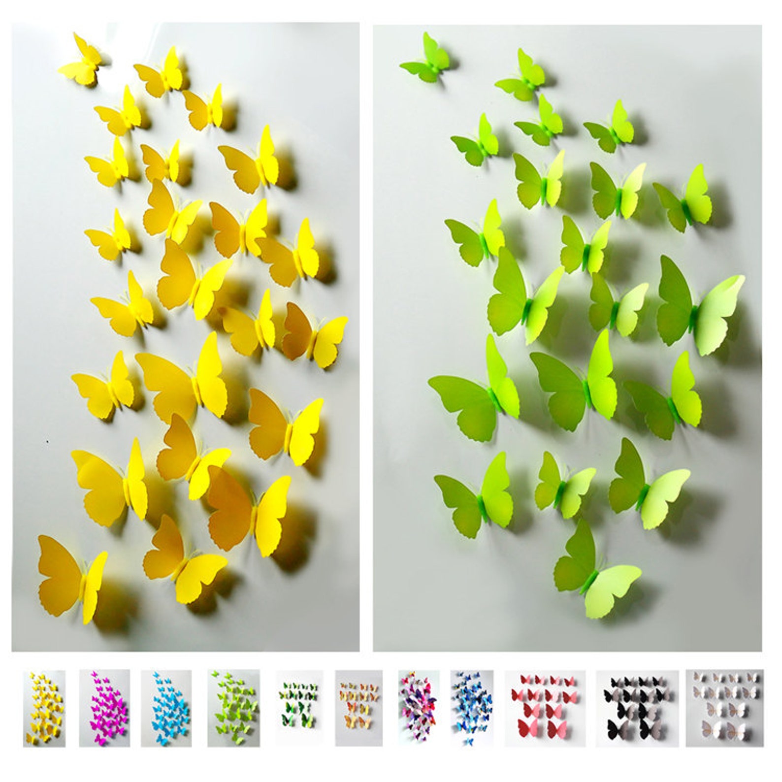 Single Color Stereoscopic Wall Sticker 3D Simulation - Etsy