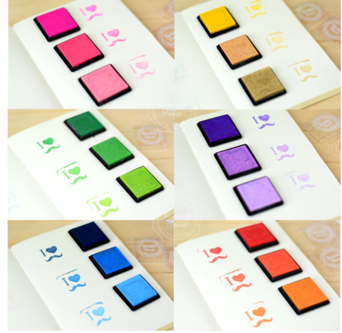 Ink Pad Stamp Pad Thumb Print Ink Pad20 Colors Can Be - Etsy