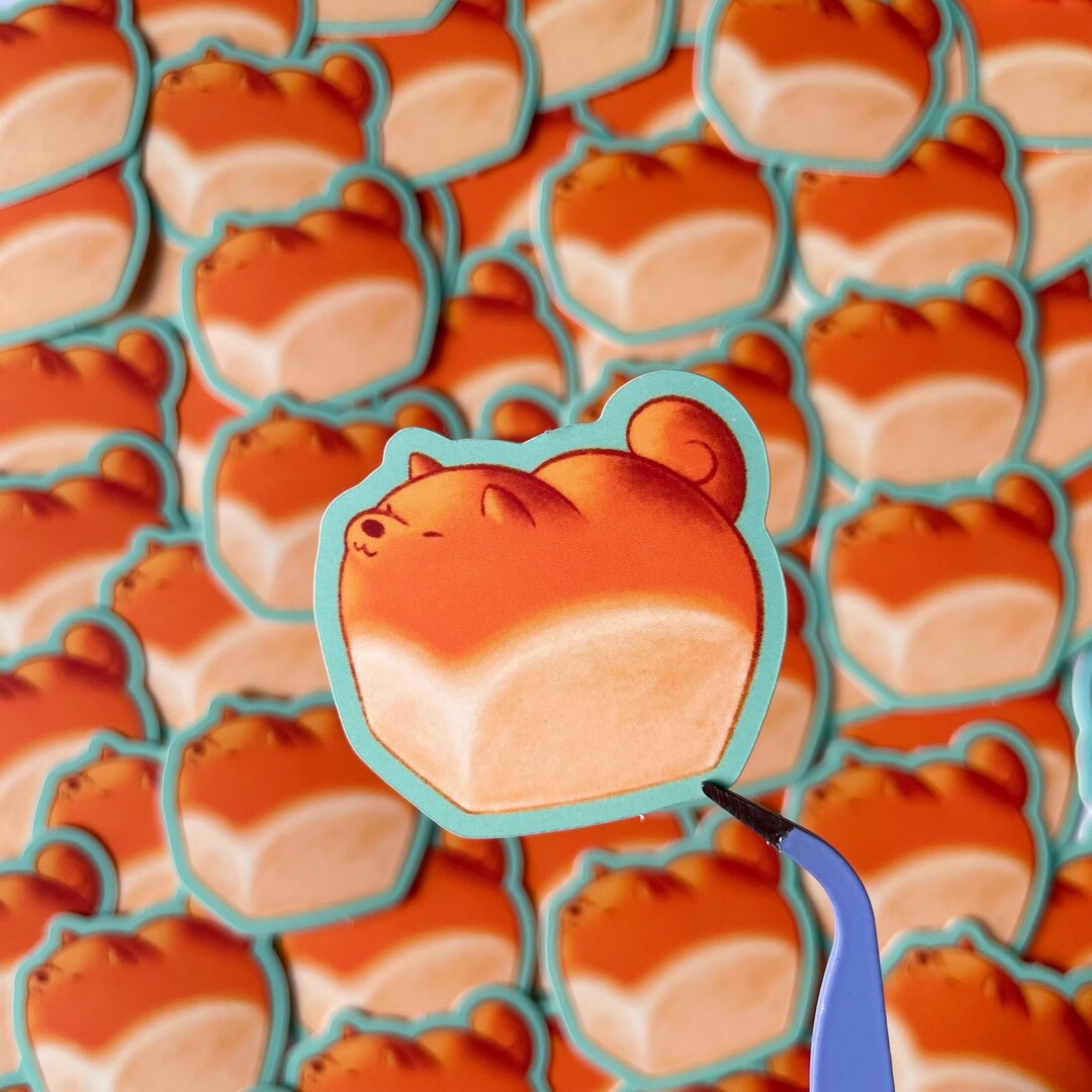 Mini Shiba Inu Milk Bread Loaf Matte Vinyl Sticker - Etsy