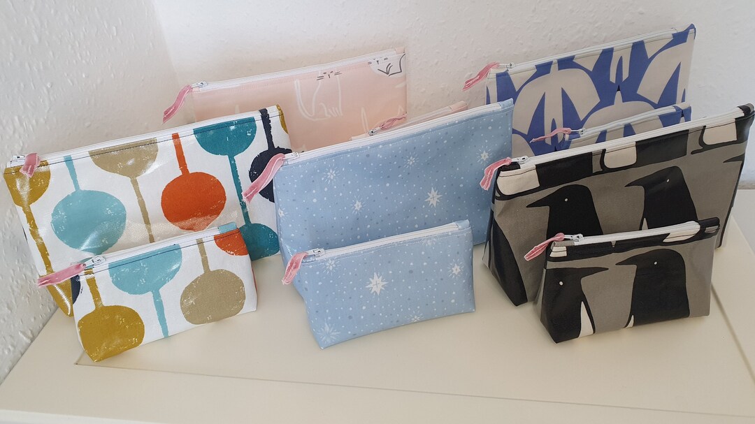 Scion Birds Cats Oilcloth Makeup Bag Set of 2 Wipe Clean Material - Etsy