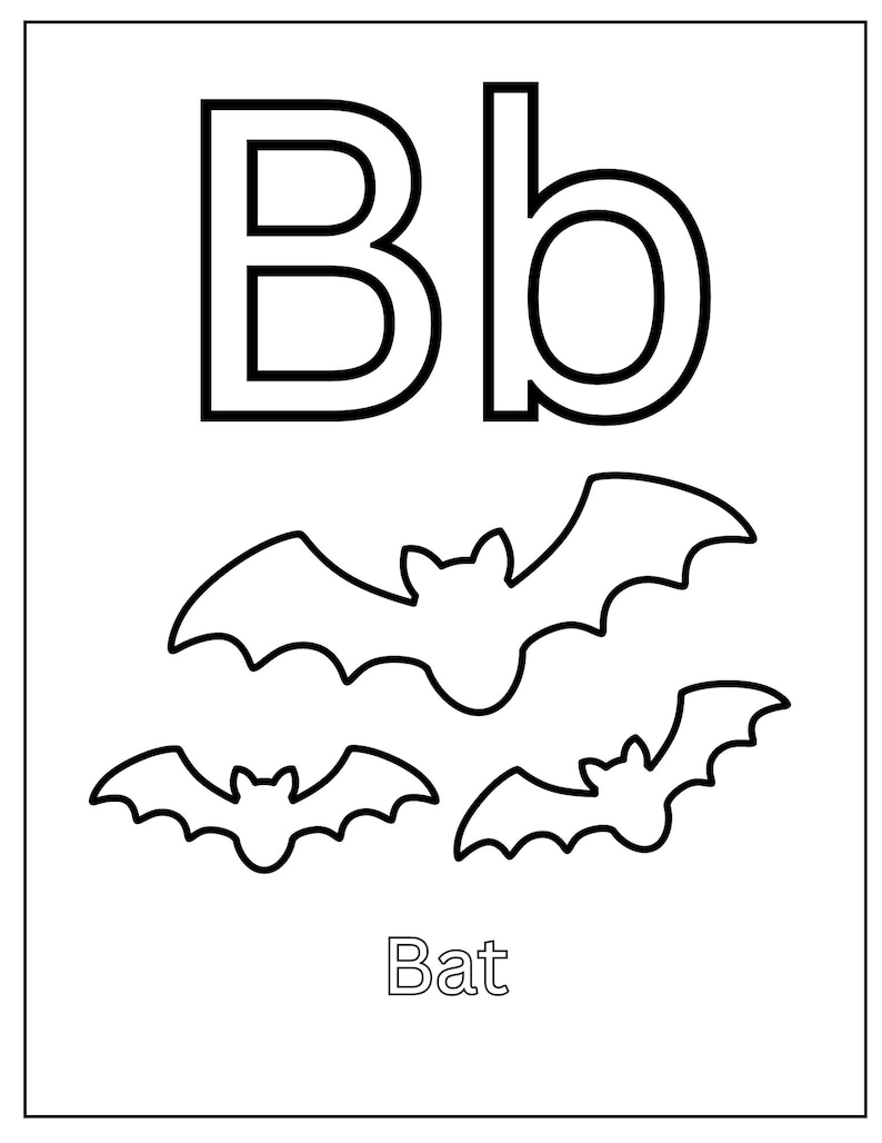 Animals & Letters | Coloring Pages for Classrooms/homeschool/learning ...
