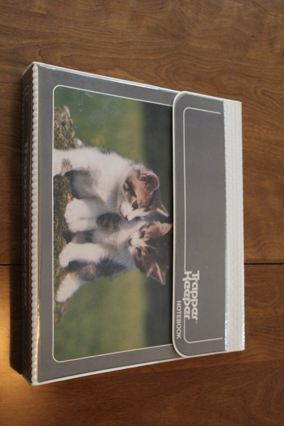 Vintage Trapper Keeper 1980s Kittens Cats Mead Notebook 3 Ring - Etsy