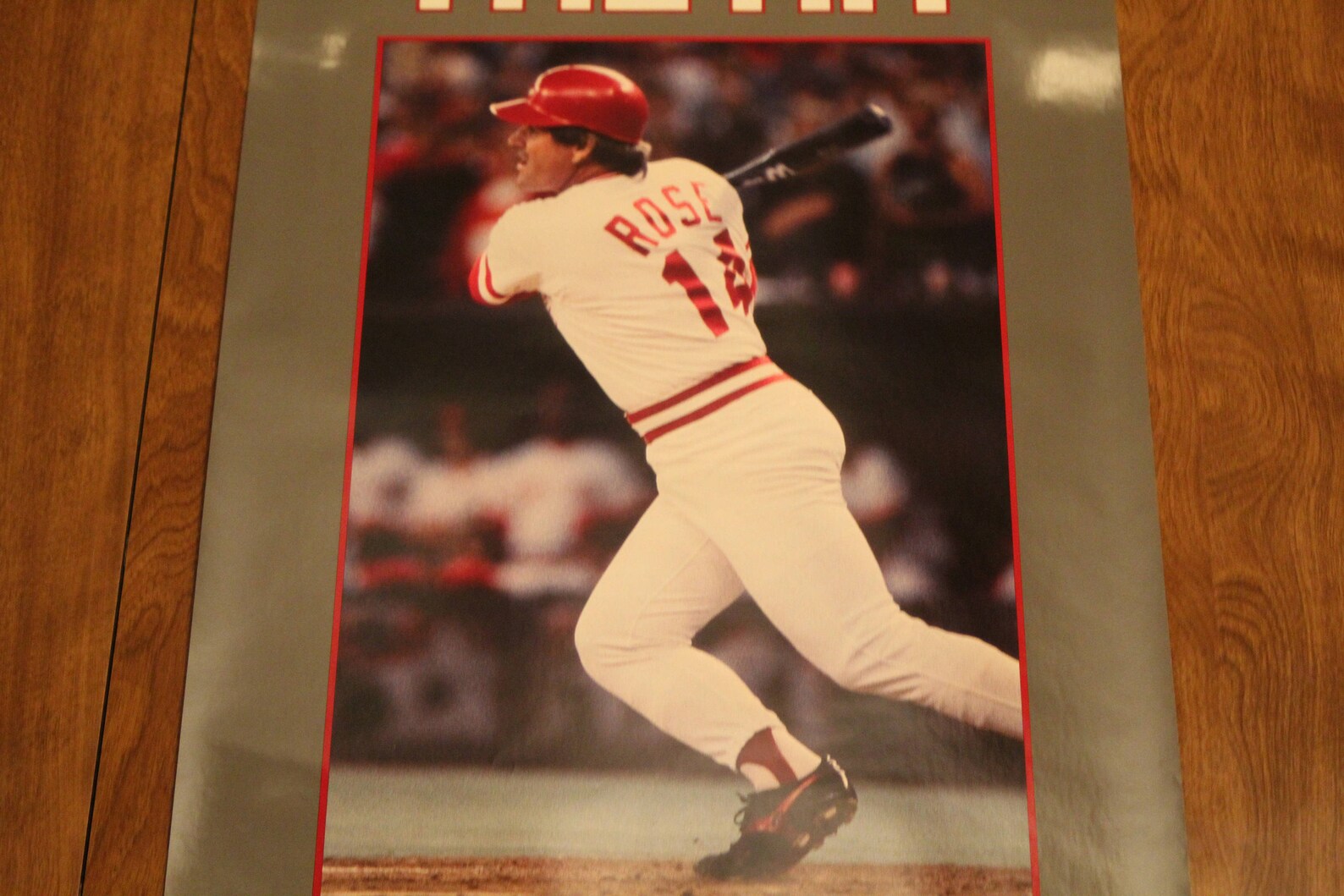 Vintage Pete Rose "the Hit" Post - the Cincinnati Post Commemorative ...
