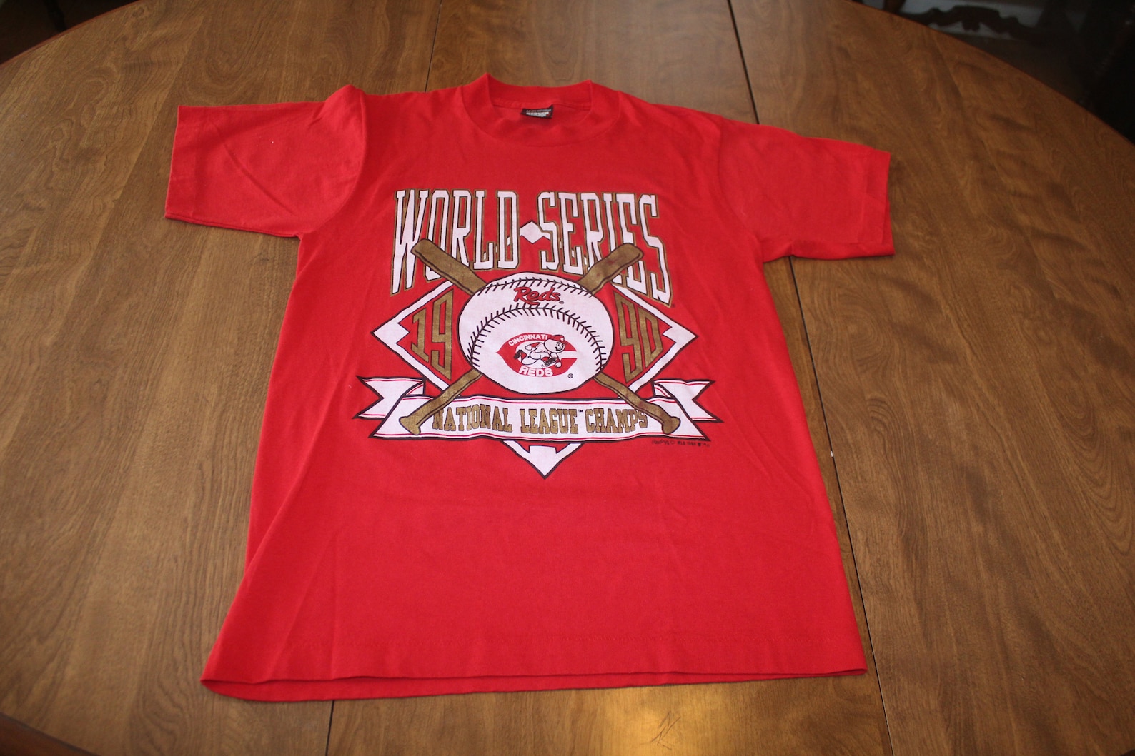 Vintage Red Cincinnati Reds 1990 World Series Baseball - Etsy