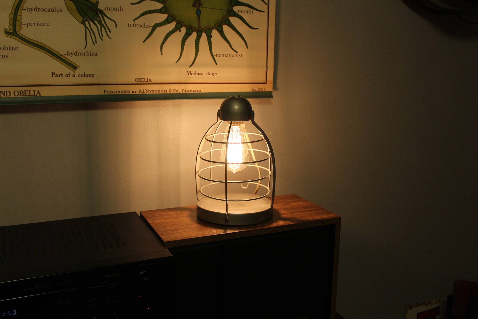 Vintage Rex Ray Portable Heat Lamp - Tilting Metal Industrial Lamp With ...