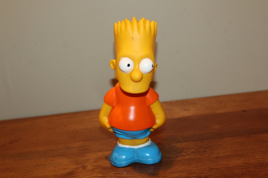 Vintage Bart Simpson Coin Bank - Etsy