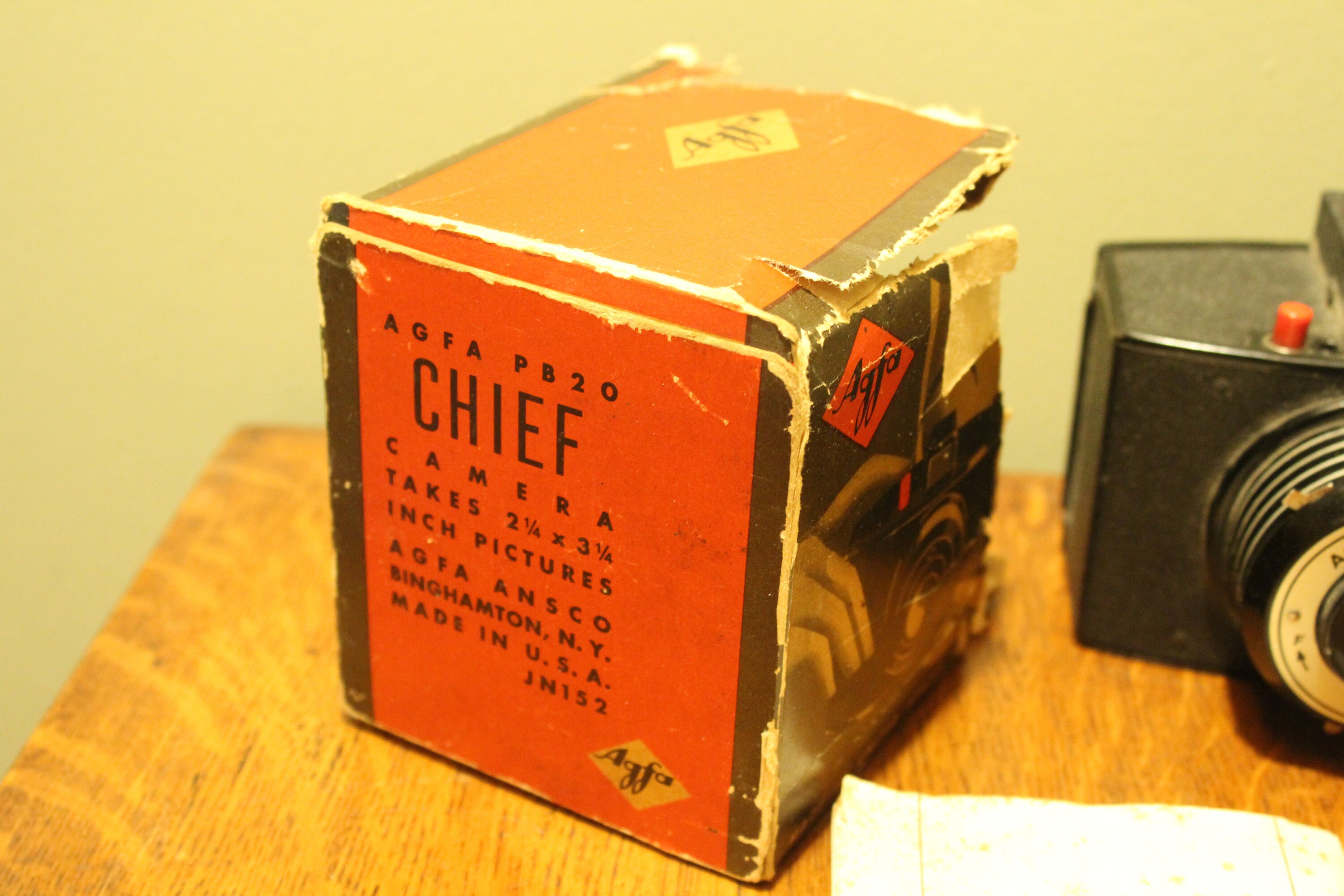 Vintage Agfa Chief Camera With Box and Instructions - Etsy