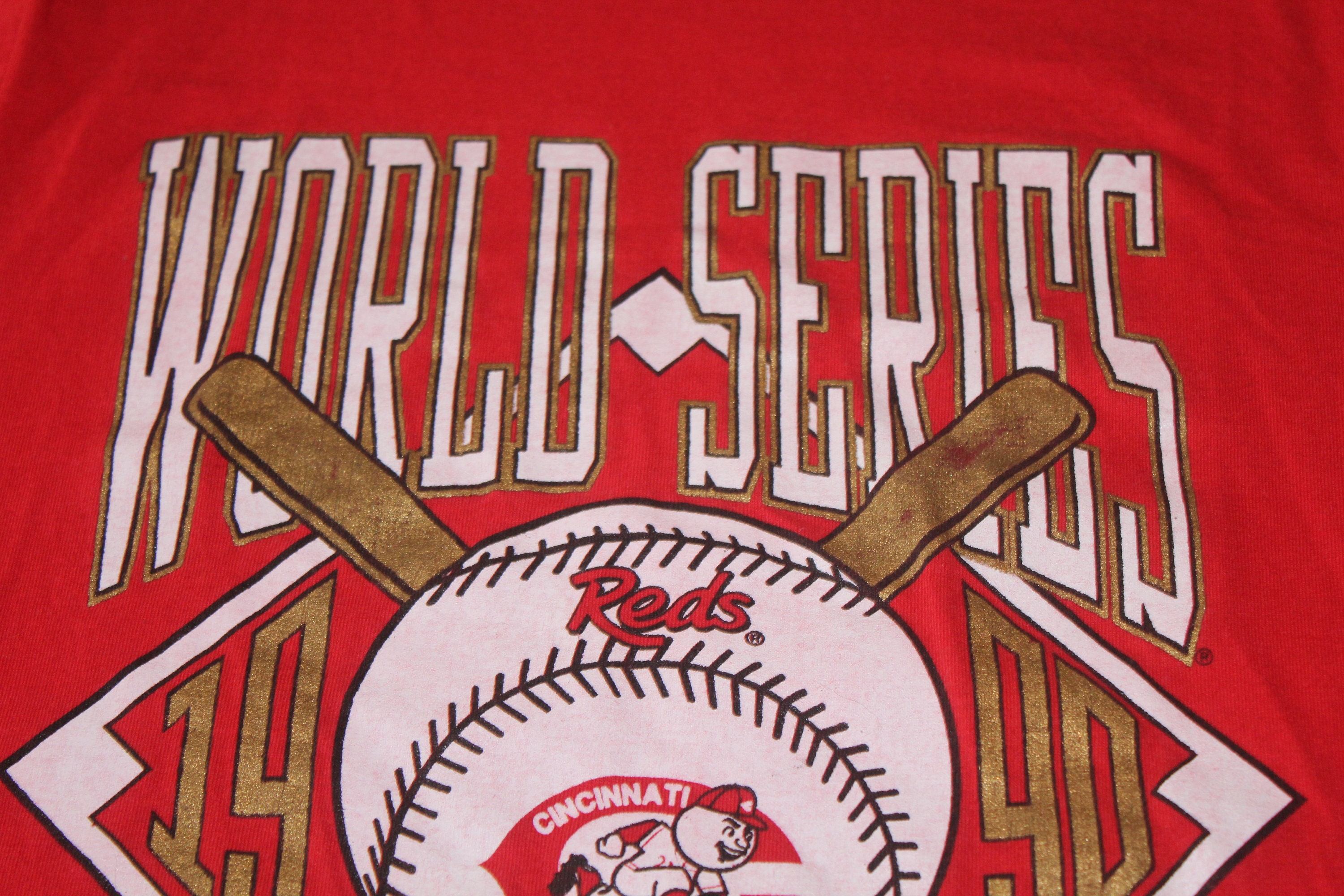 Vintage Red Cincinnati Reds 1990 World Series Baseball - Etsy