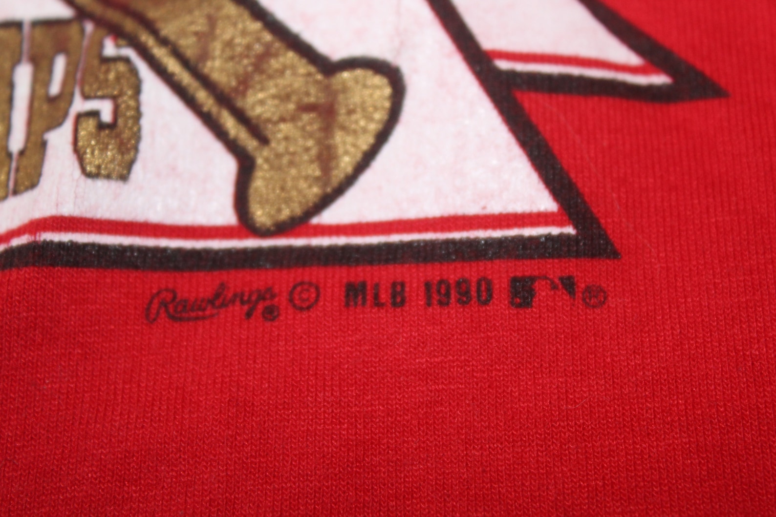 Vintage Red Cincinnati Reds 1990 World Series Baseball - Etsy