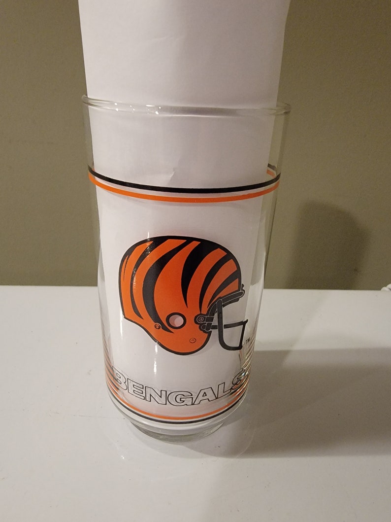 Vintage Cincinnati Begals Mobil Drinking Glass - Etsy