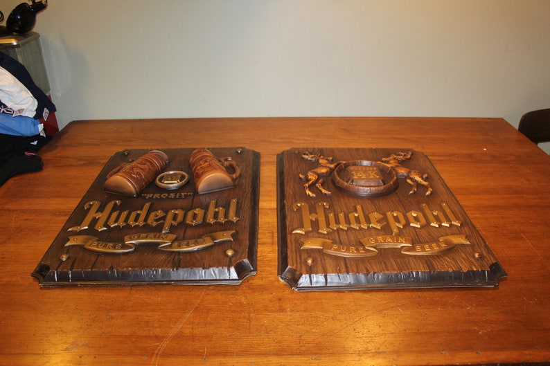 Vintage Hudepohl Beer Sign - Etsy
