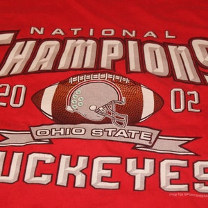 2002 Ohio State Buckeye National Championship T Shirt - XL - Etsy