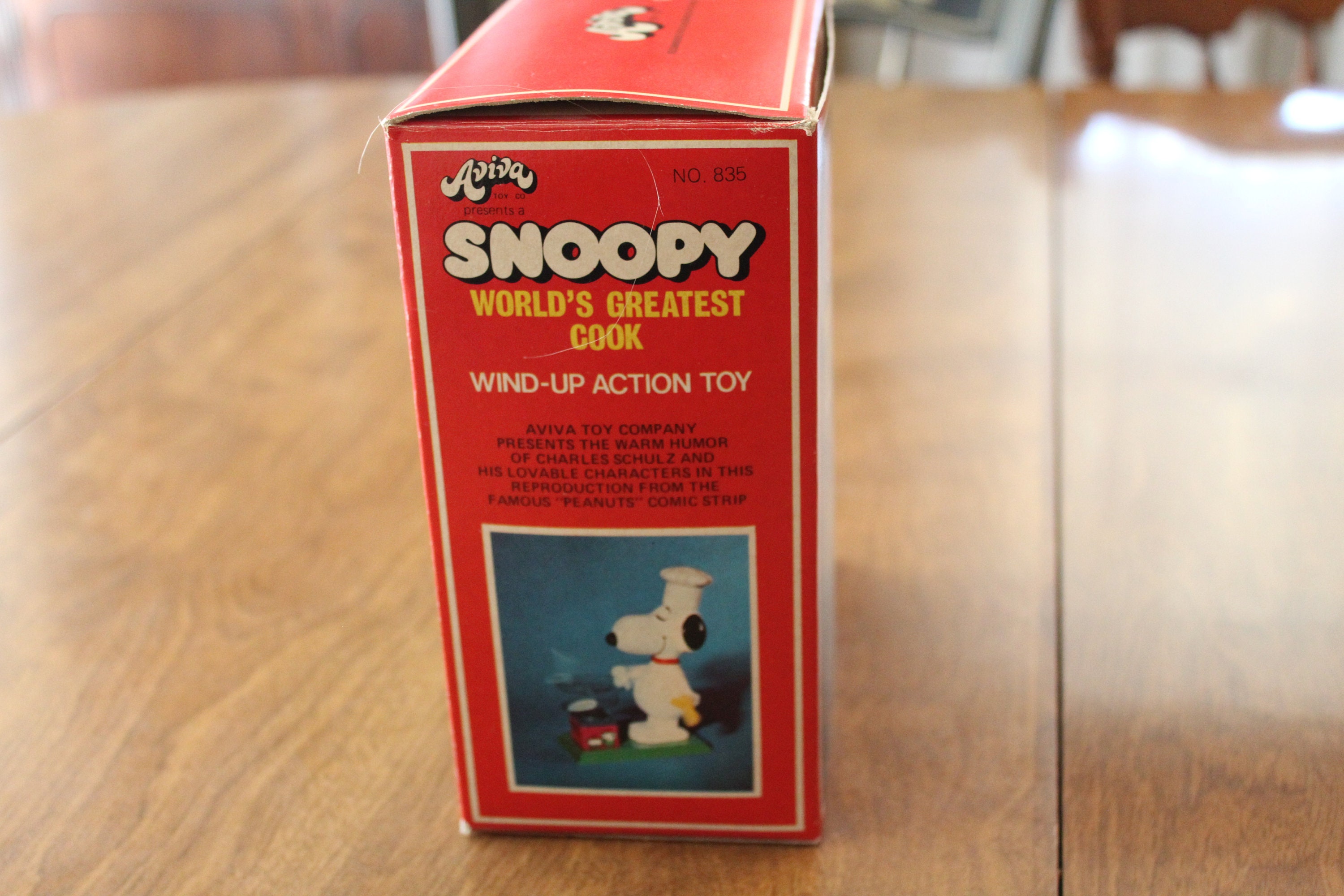 Vintage 1965 Woolworth Aviva Snoopy Greatest Cook Peanut Wind - Etsy