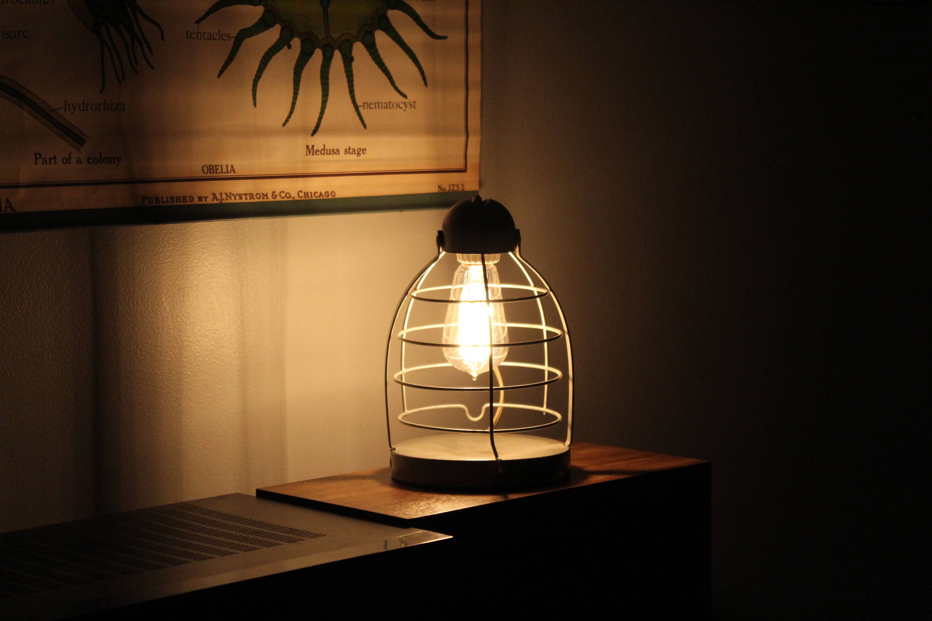 Vintage Rex Ray Portable Heat Lamp - Tilting Metal Industrial Lamp With ...