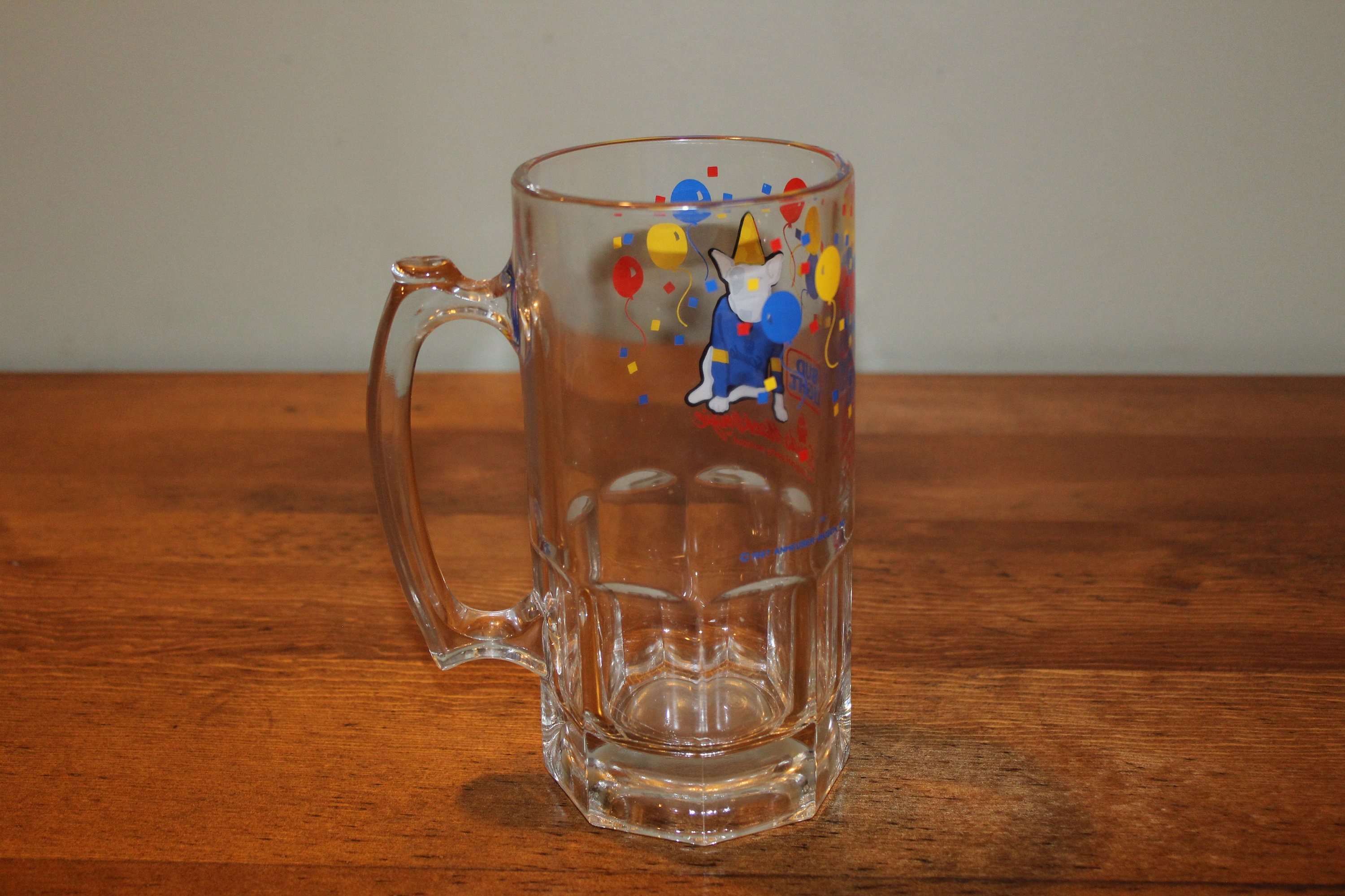 Bud Light Spuds Mackenzie Large Glass Beer Stein, Original Party Animal ...