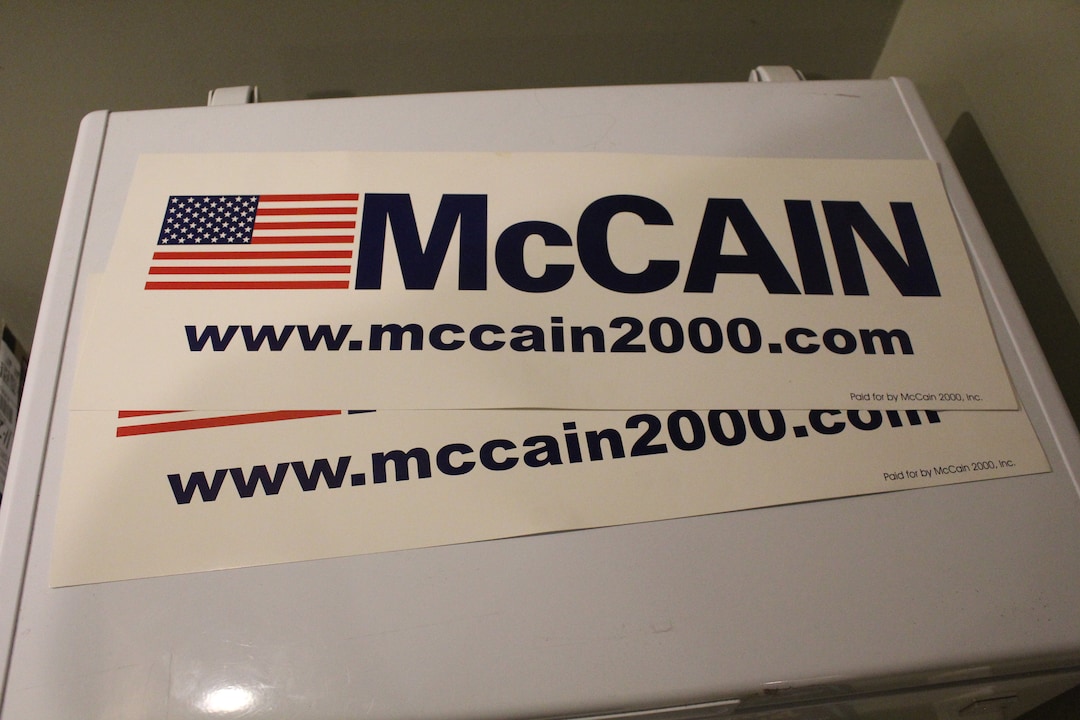 Vintage John Mccain 2000 Campaign Poster Sign - Etsy