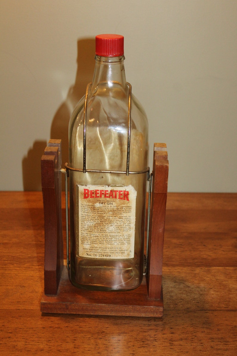 Vintage BEEFEATER GIN Gallon Bottle Liquor Alcohol Decanter - Etsy