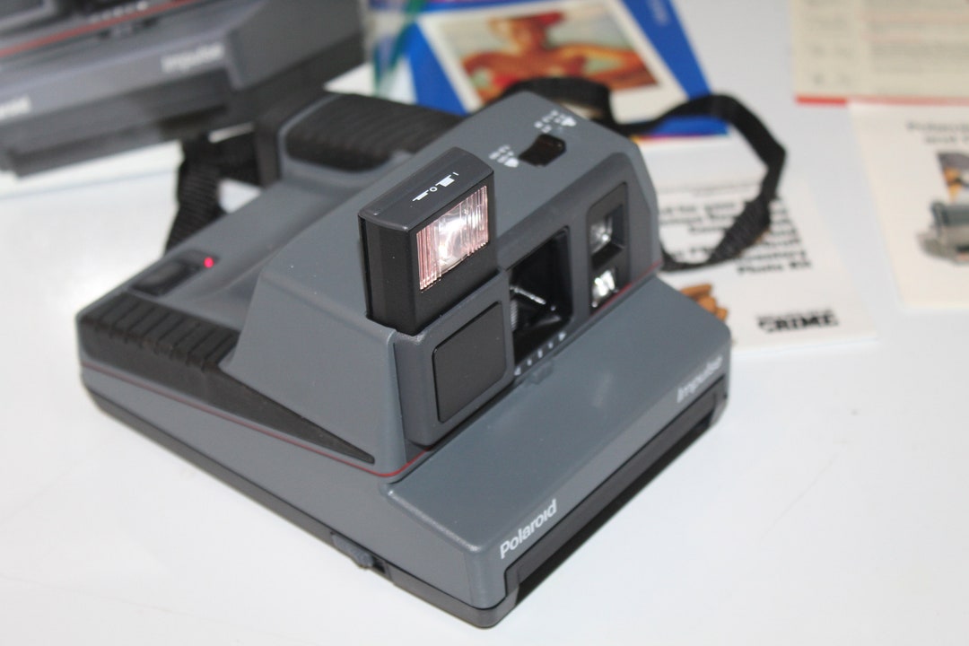 Complete in Box Polaroid Impulse QPS Instant Film Camera Gray - Etsy