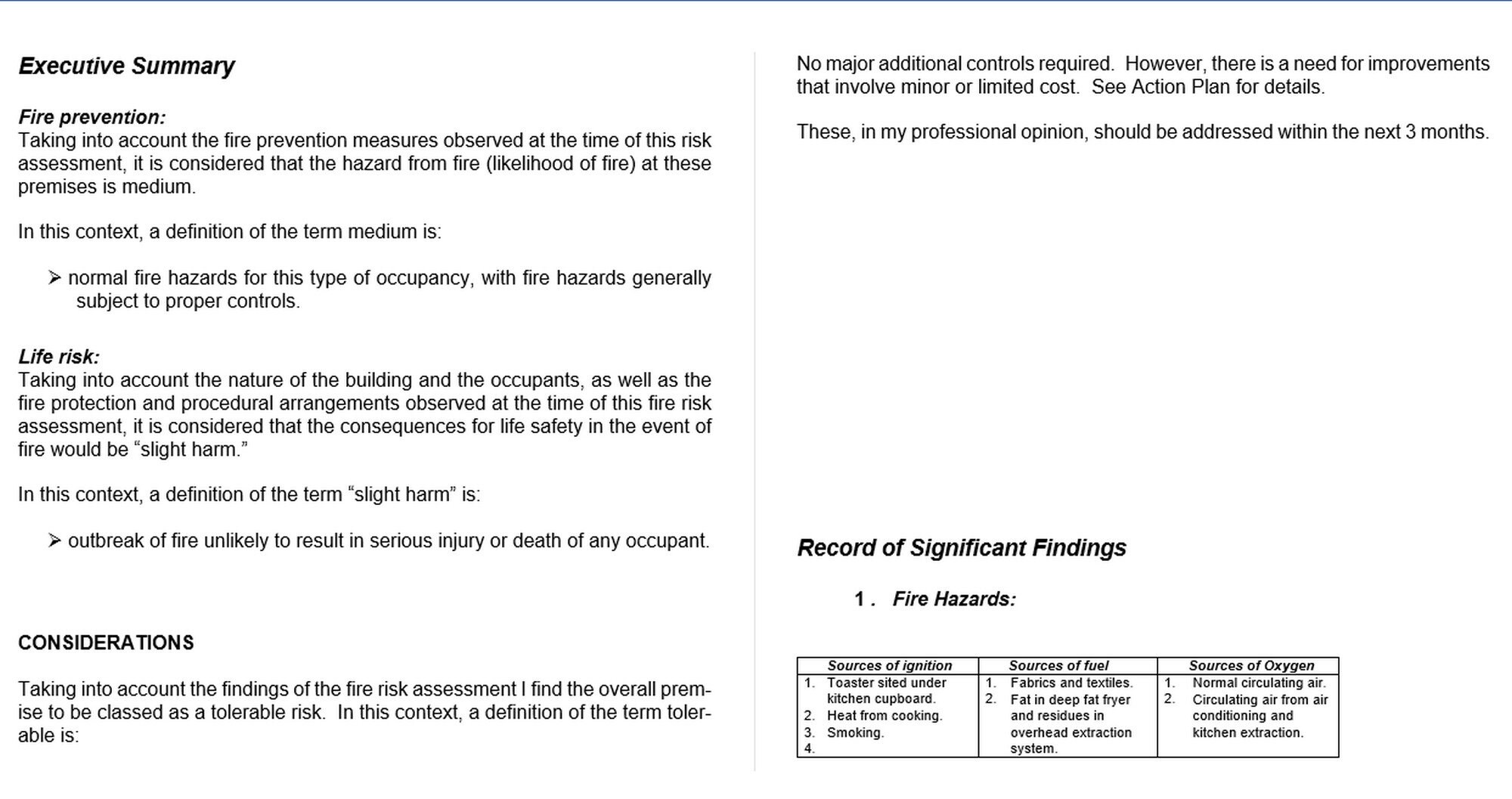 Holiday Lets Fire Risk Assessment Template, Word Doc, Tourism Document ...