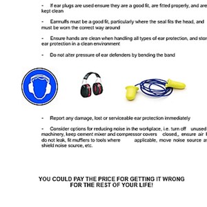 Toolbox Talk on Ear Protection - Etsy