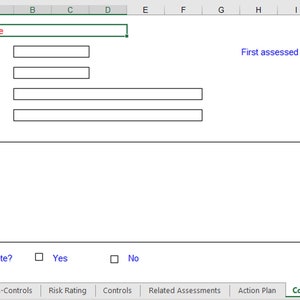 Risk Assessment Template | Business Templates | Excel Templates | Risk ...