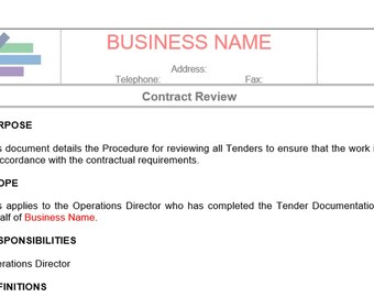 Construction Site Checklist Word Doc Word Template - Etsy