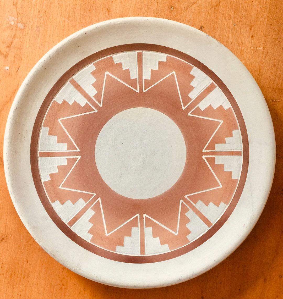 Beautiful Handmade Ceramic Native American Decorative Plate/early 1980s ...