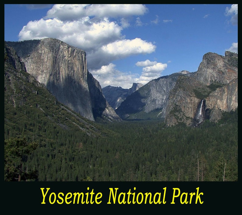Yosemite National Park Fire Falls California Wildlife Mirror Lake Half ...