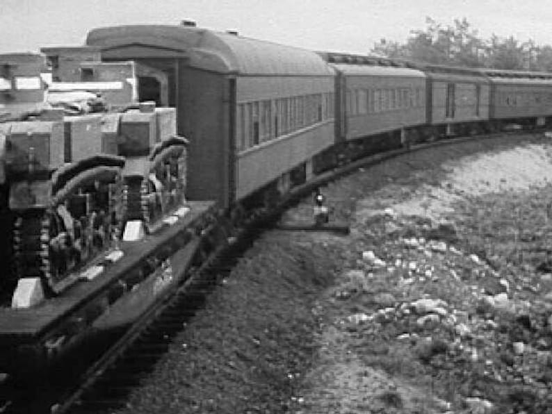 US Army War and Troop Trains of WWII Steam Train Railroads - Etsy