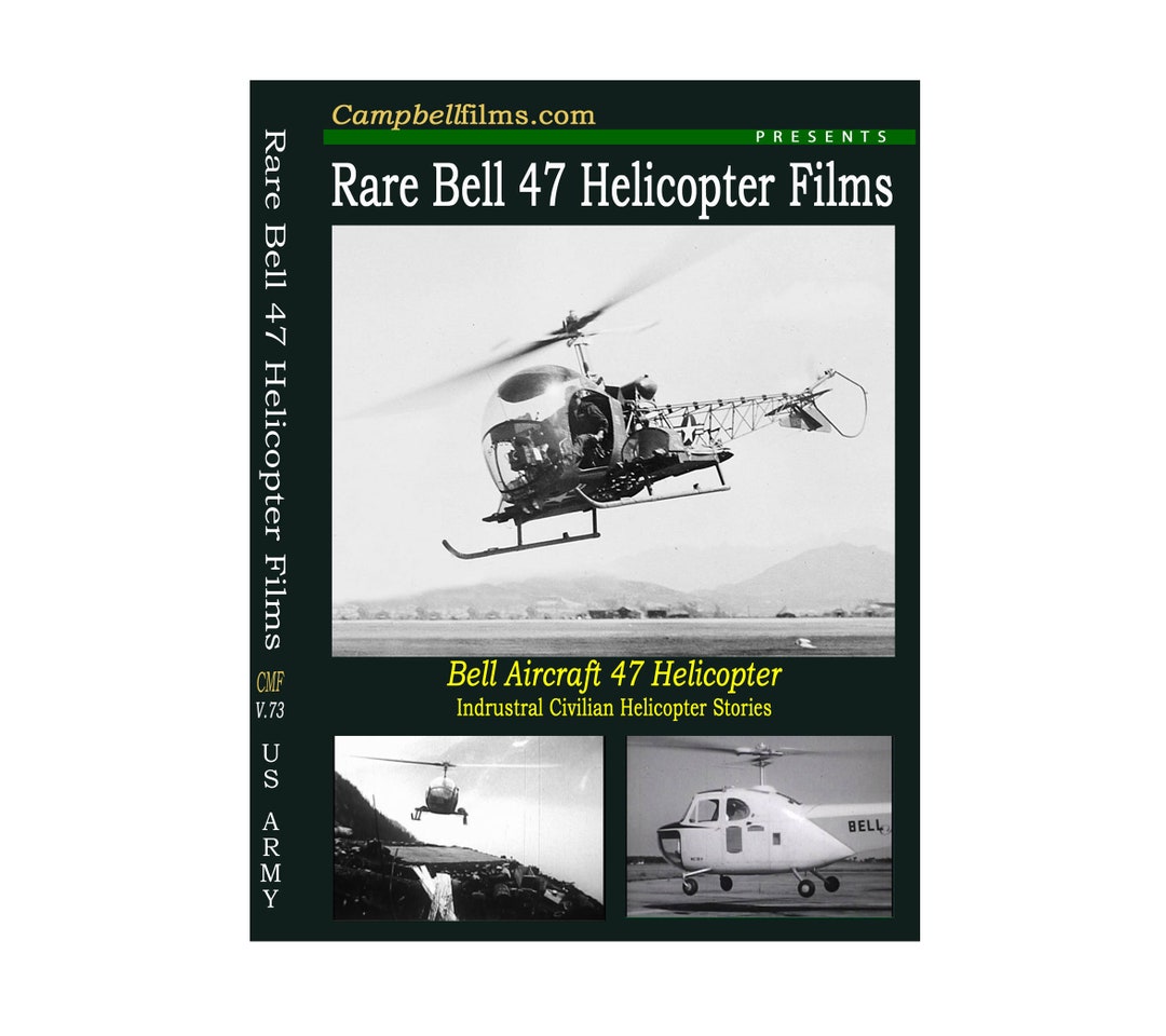 Very Rare Bell 47 Helicopter Film 1950 Civilian Aviation DVD - Etsy Denmark