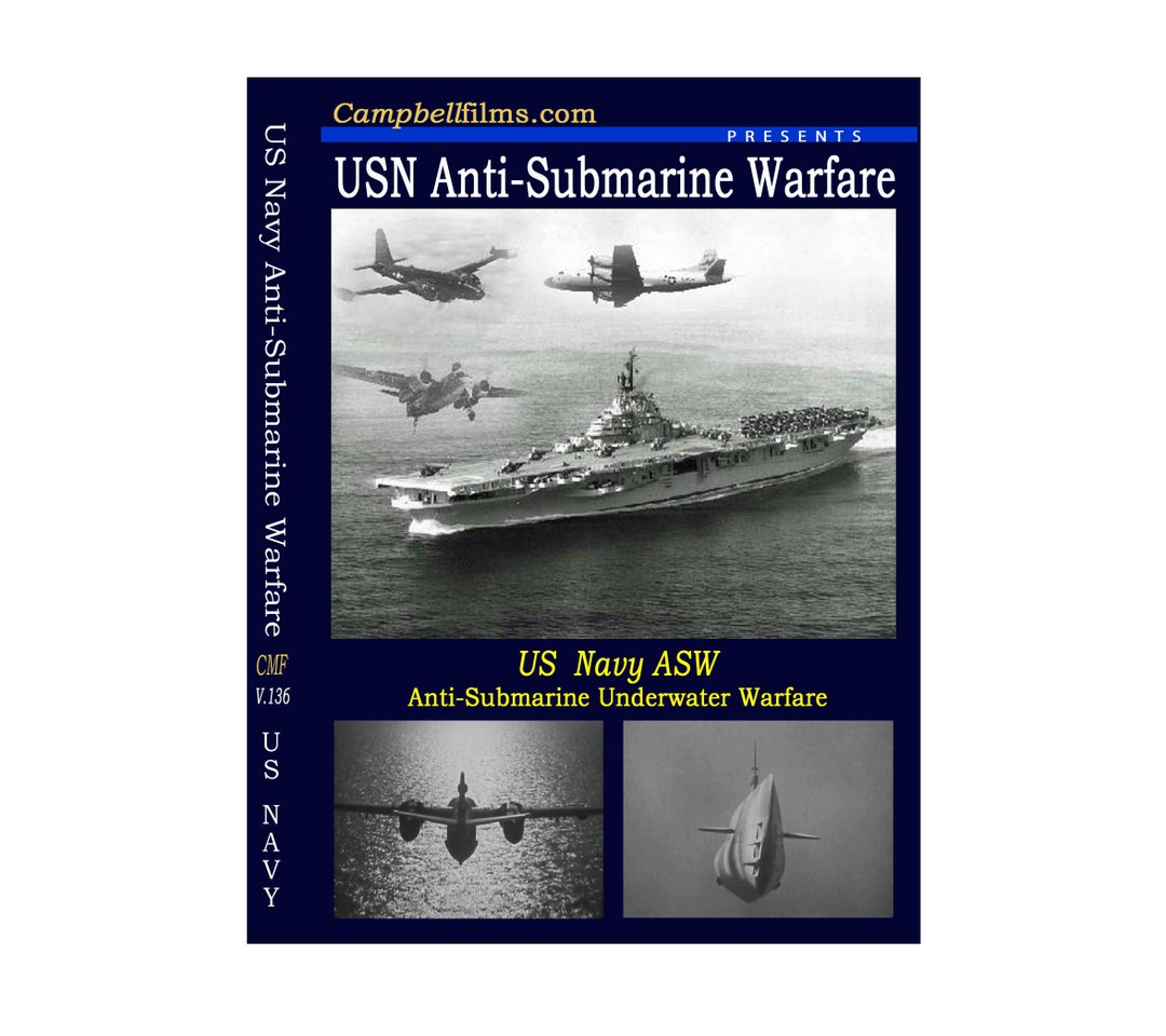 Usn Asw Anti-submarine Warfare Films Cv-10 Cv-15 Cv-18 S2 Tracker P-3 ...