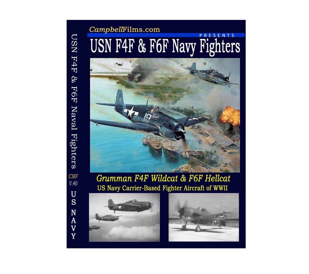 Navy Grumman F4F Wildcat and F6F Hellcat USN WW2 Zero Killer - Etsy UK