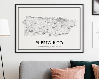 Puerto Rico Poster - Etsy