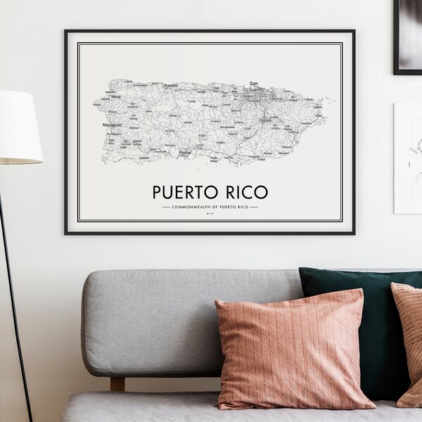 Puerto Rico Poster - Etsy