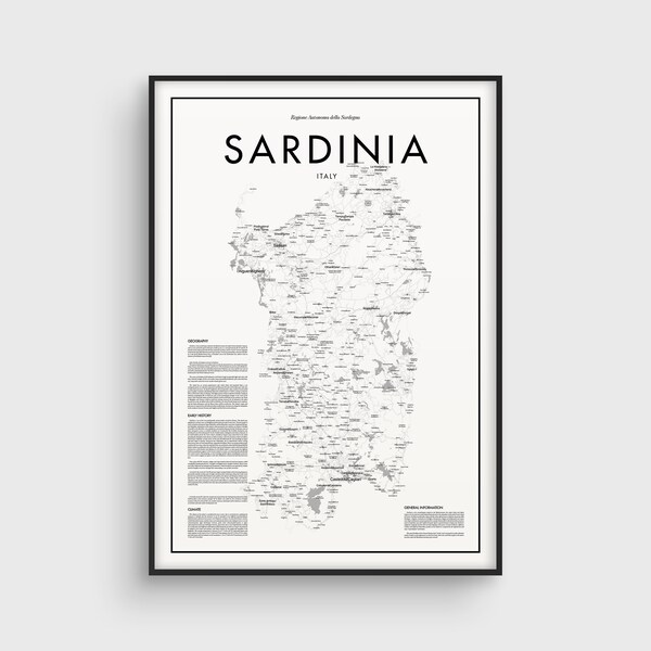 Italy Sardinia Print - Etsy