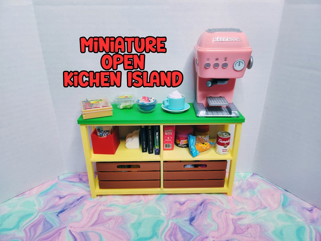 1:6 Open Kitchen Counter | Mini Furniture With Open Storage | Miniverse ...