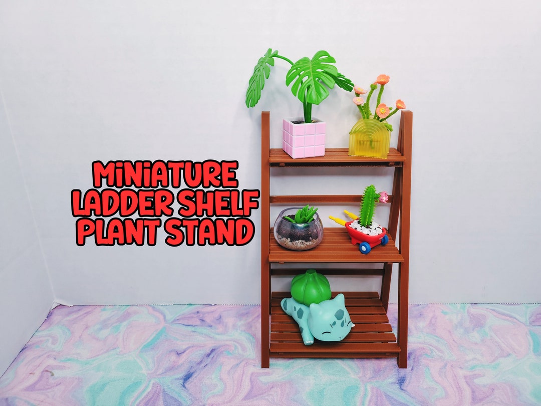 Ladder Shelf Plant Display for Miniverse Make It Mini Home and ...