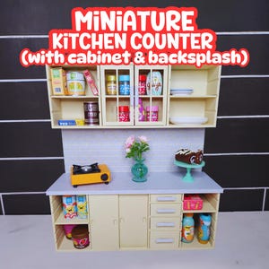 Miniature Kitchen Island Compatible With Miniverse Make It Mini Food ...