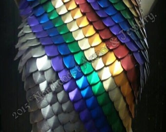 Rainbow Chain Mail - Etsy