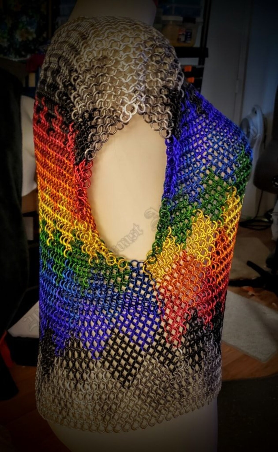 Rainbow Chainmaille Shirt - Etsy