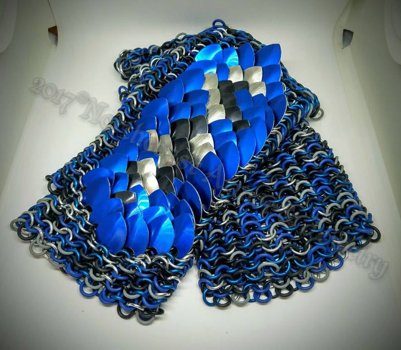 Custom Chain and Scale Mail Bracers - Etsy UK
