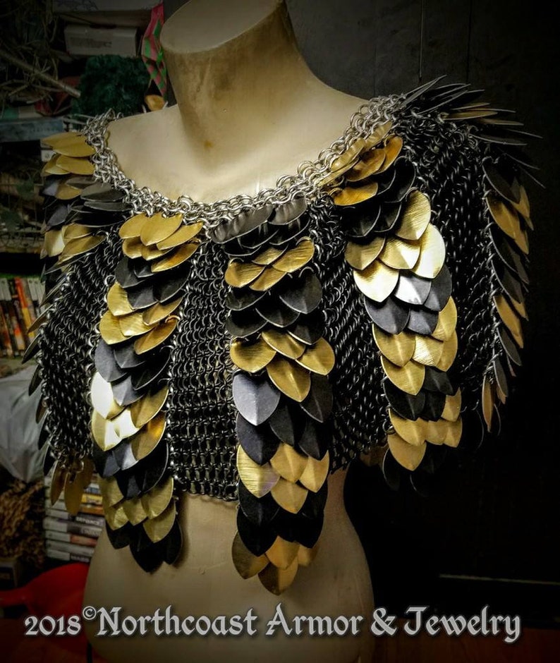 Scale Mail Cosplay Larp Armored Pleated Schoolgirl Skirt | Etsy