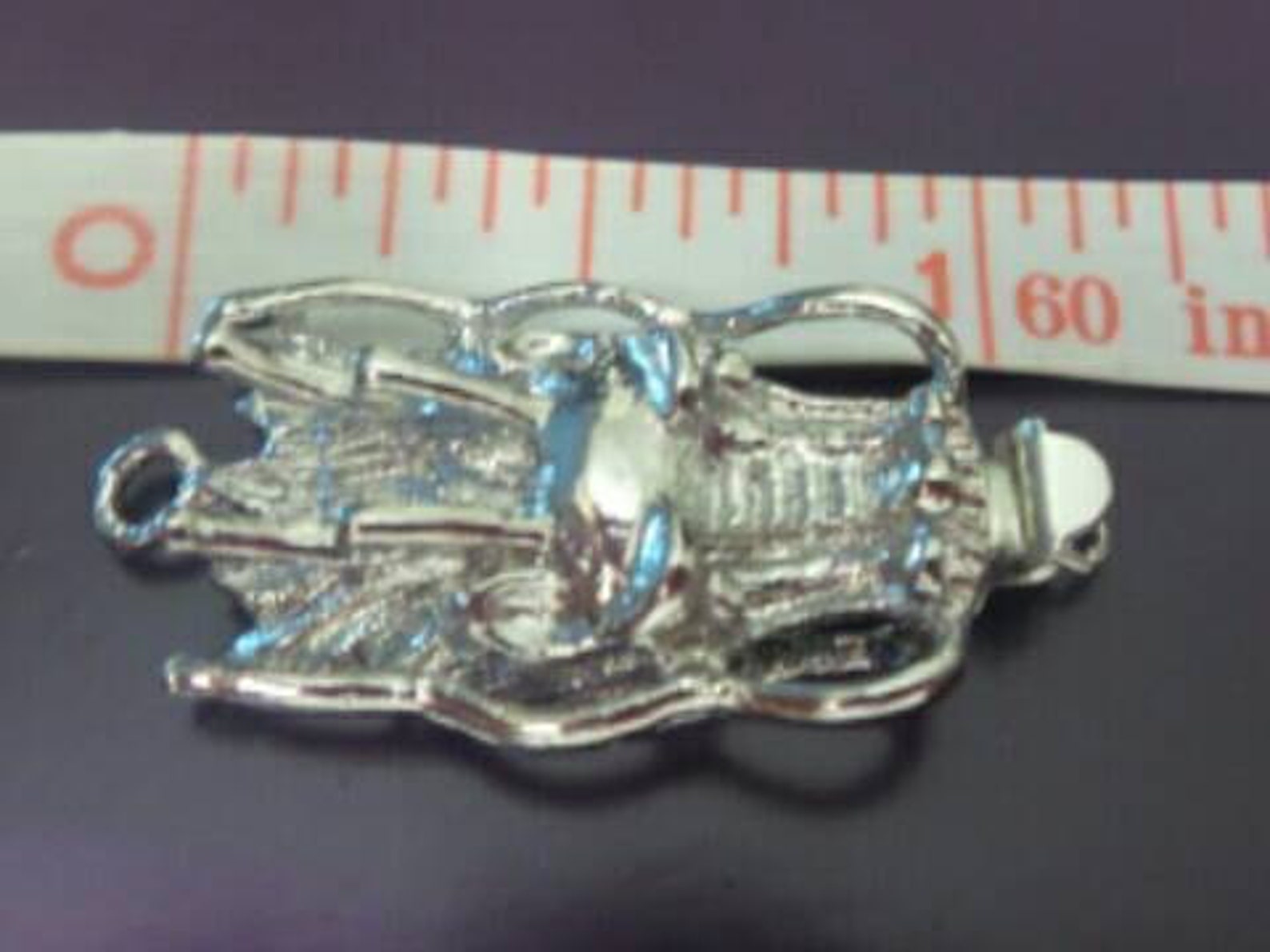 Platinum Plated Brass Dragon Head Clasps (sets of 1 or 5) - Etsy