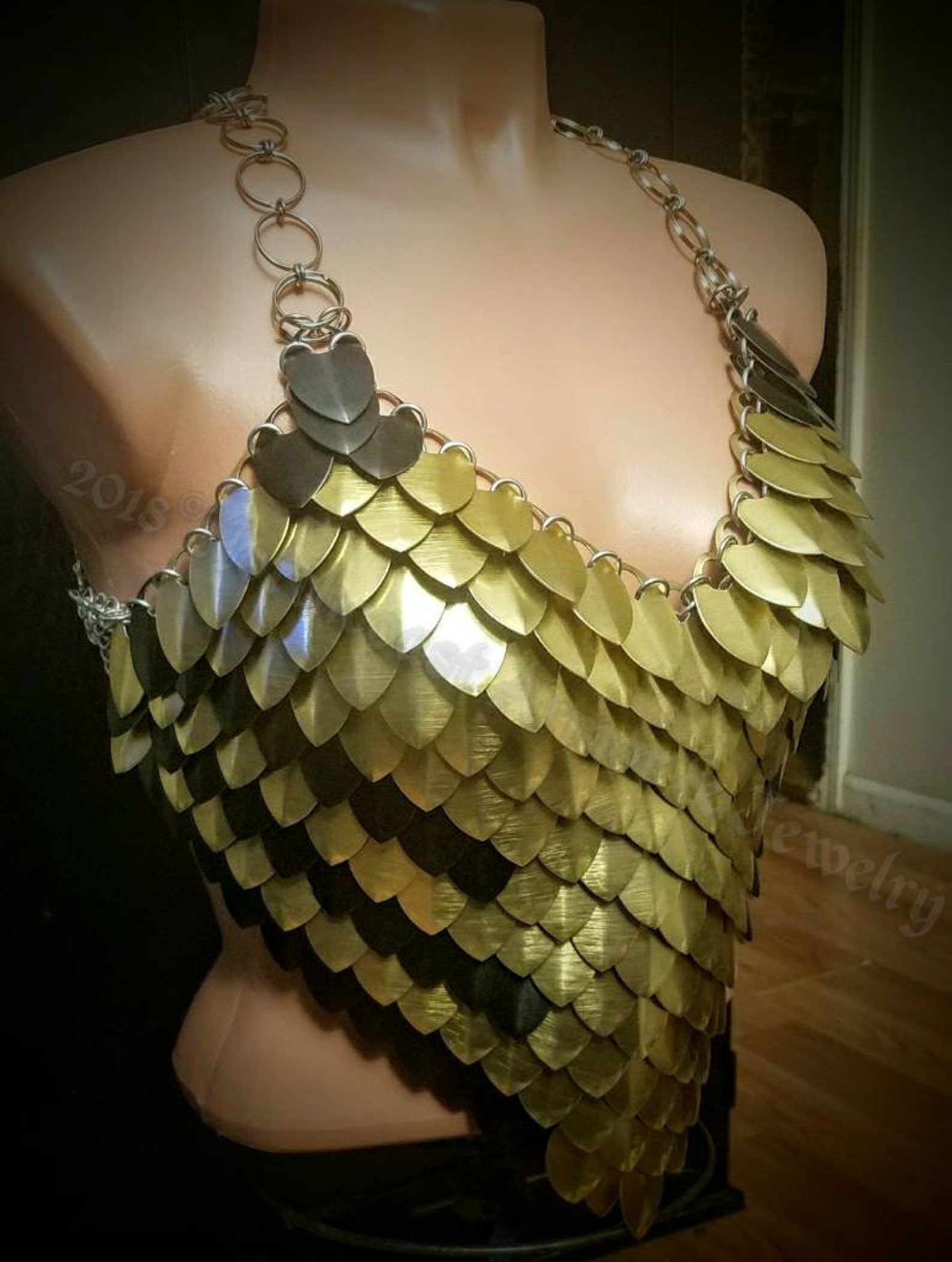 Custom Made Chain and Scale Mail Superhero Inspired Cosplay Armor - Etsy