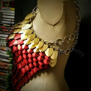 Custom Made Chain and Scale Mail Superhero Inspired Cosplay Armor - Etsy