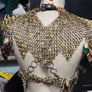 Chain and Scale Mail Cosplay Larp Armored Mantle - Etsy