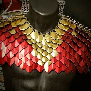Scale Mail Cosplay Larp Armored Mantle - Etsy